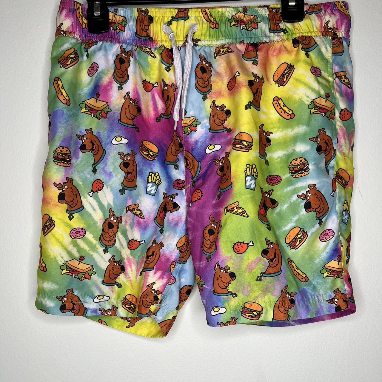 Men’s scooby doo swim trunks size m - Depop