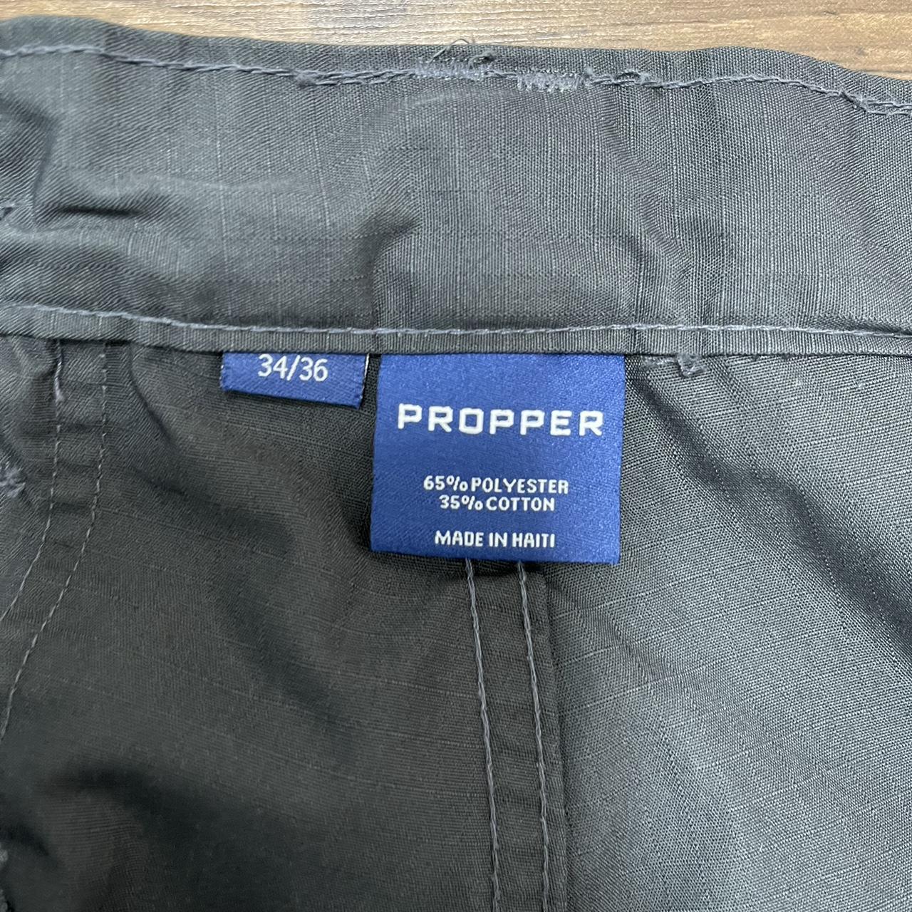Grey Propper cargo pants Size 34/36 Nice baggy... - Depop