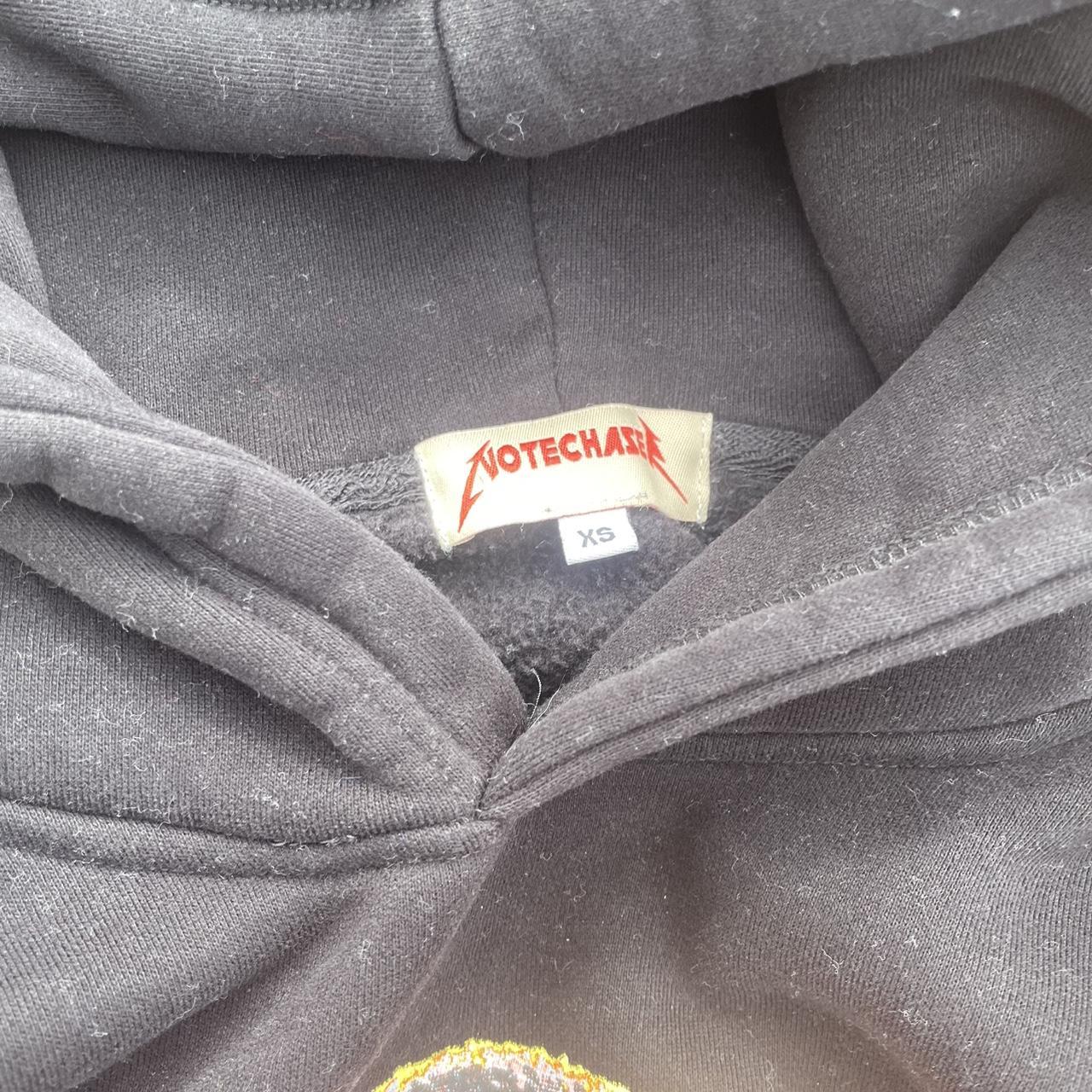 note chaser mens cropped hoodie | Depop