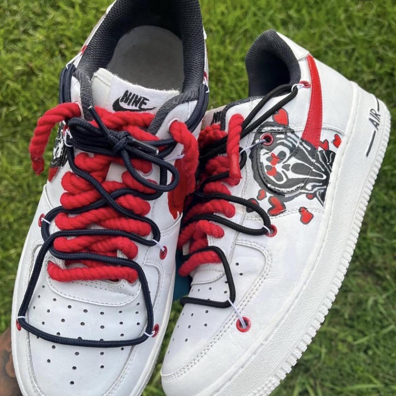 Ghostface custom Air Force 1 - Depop