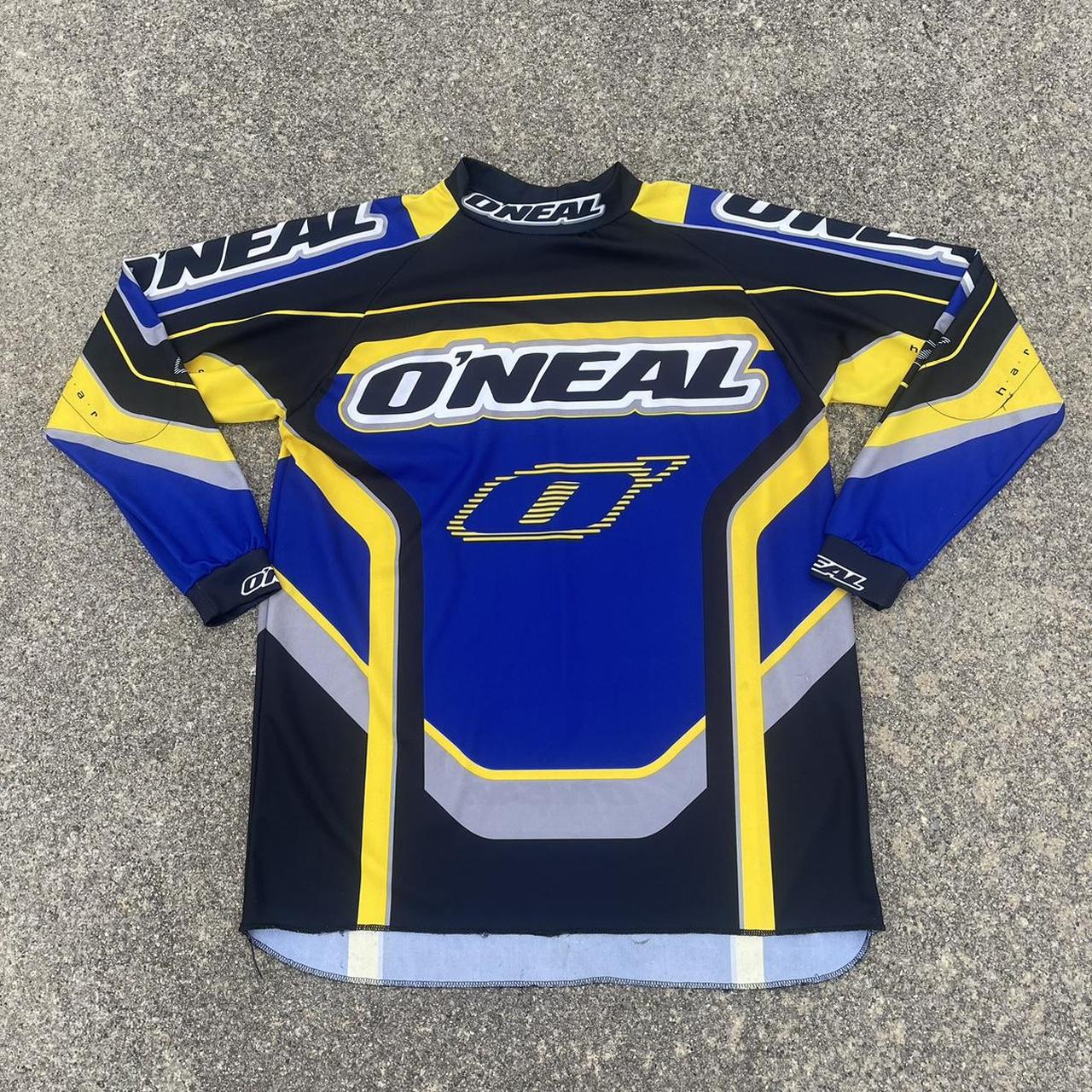 O’NEAL Racing Blue & Yellow Long Sleeve! -Size... - Depop