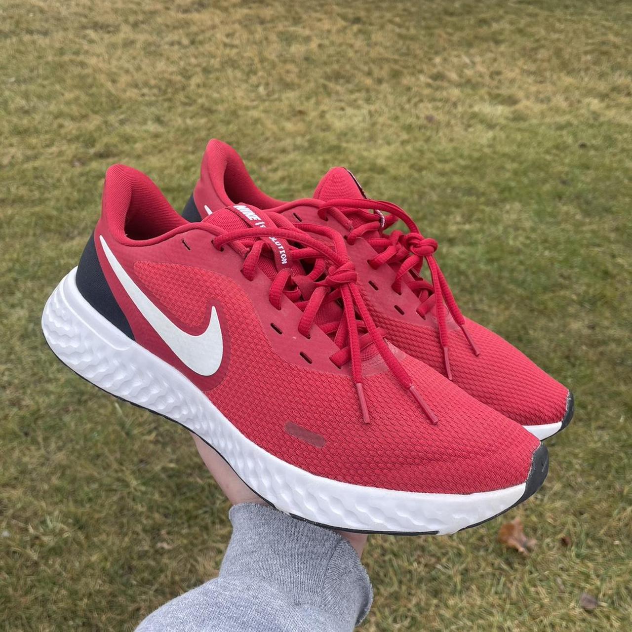 Nike Revolution 5 Gym Red Running Shoes! -Men’s size... | Depop