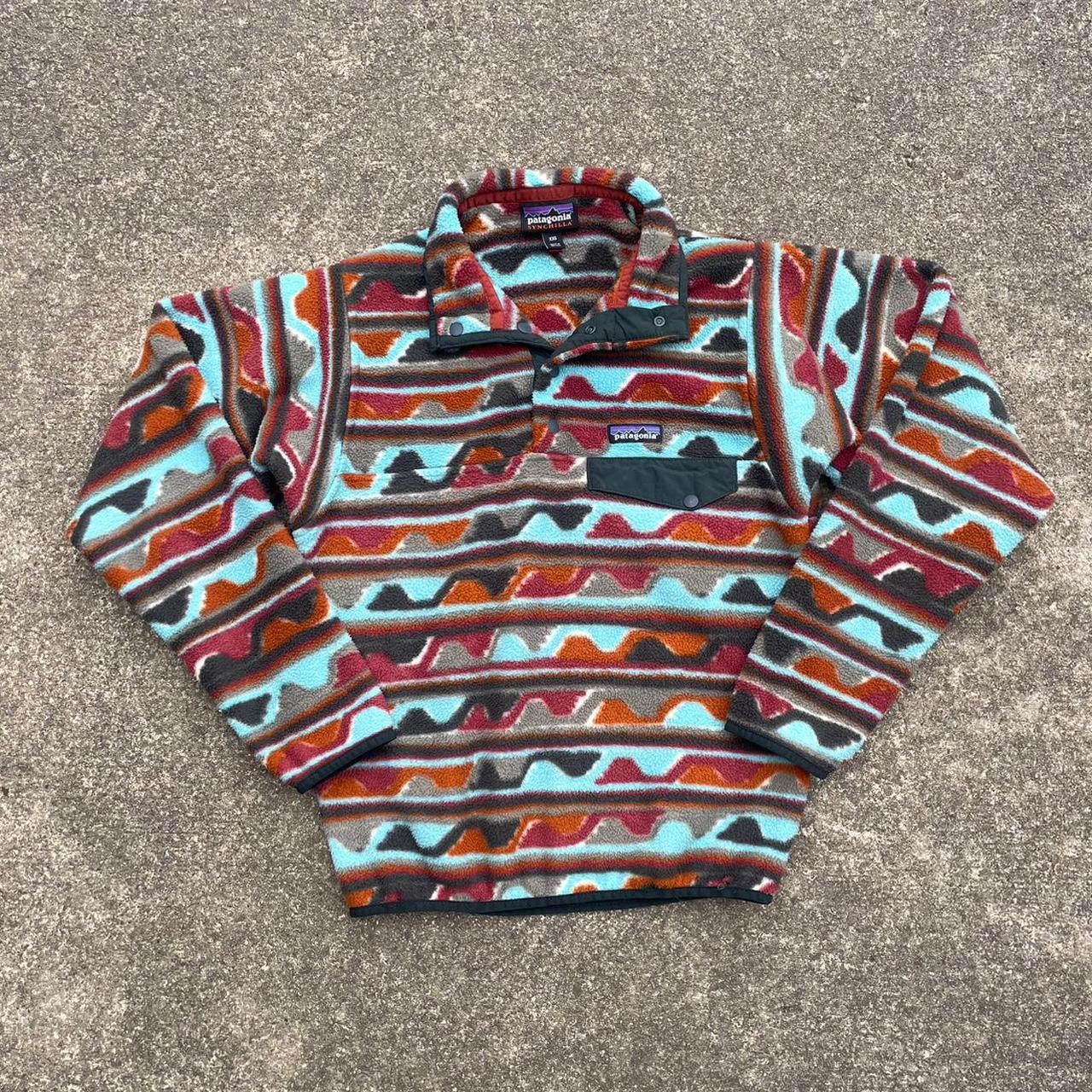 Patagonia Synchilla Aztec Wave Fleece! -Men’s size... | Depop