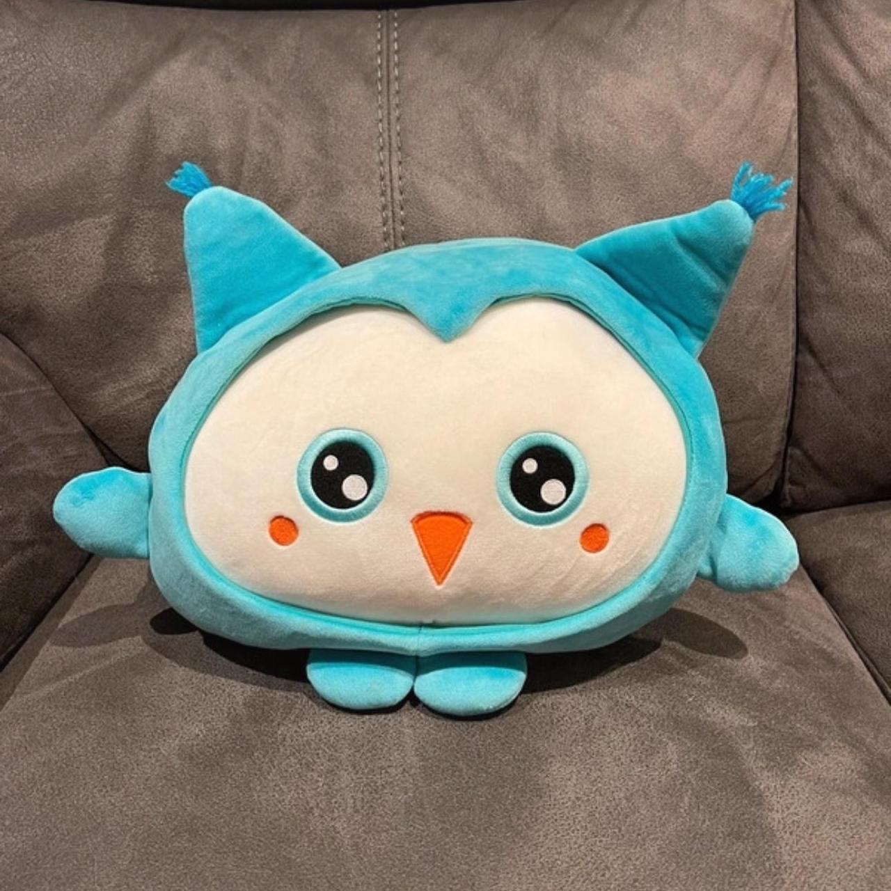 Rare Large Hooty the Owl Turquoise Squishmallow Soft... - Depop