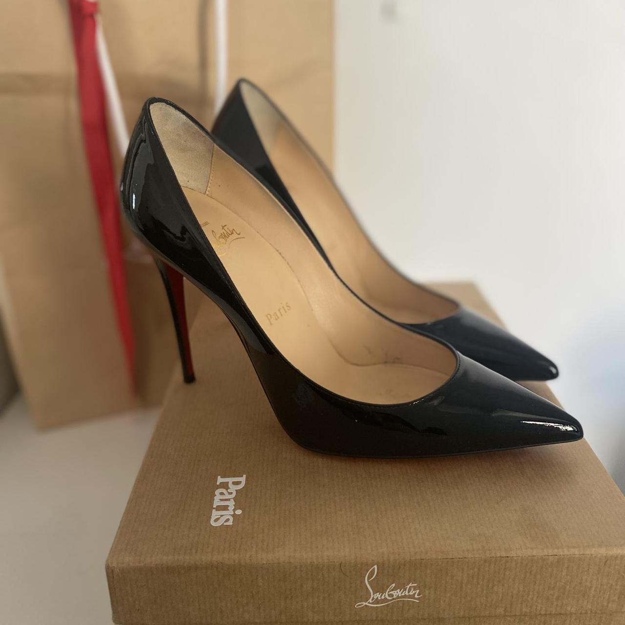 Authentic Christian Louboutin- Kate 100mm... | Depop