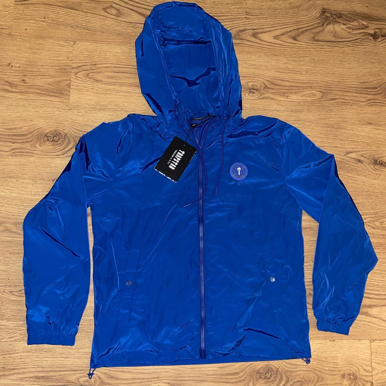 Trapstar irongate windbreaker- dazzling blue (... - Depop