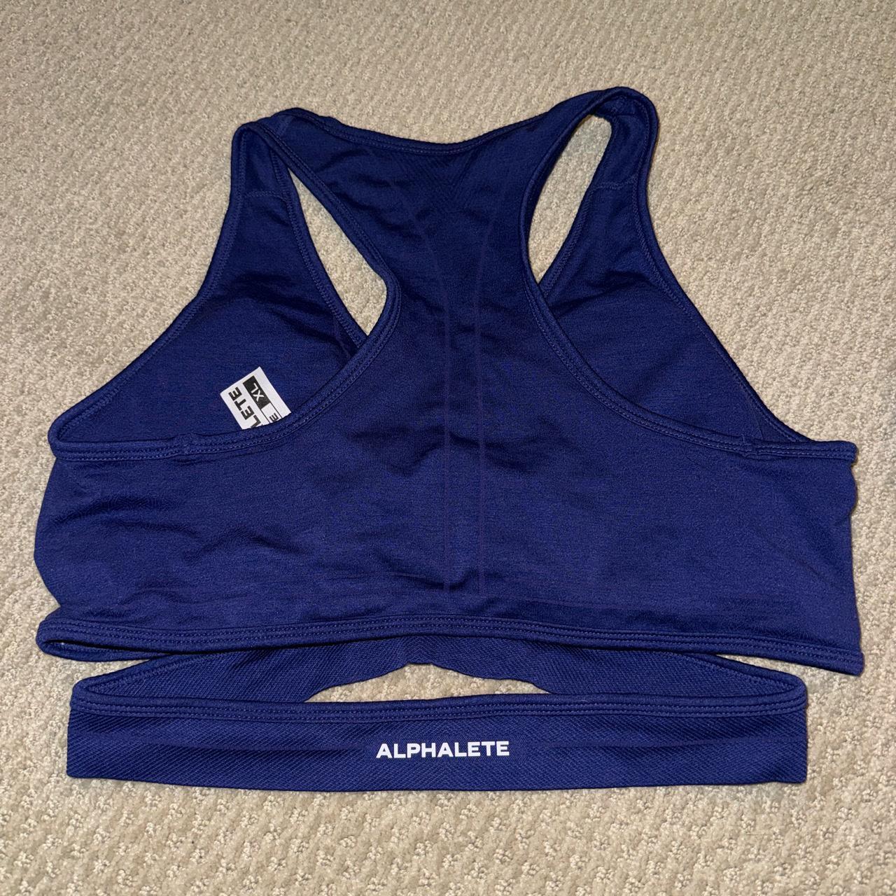 XL Alphalete Stratus Sports Bra in True Indigo. No... - Depop