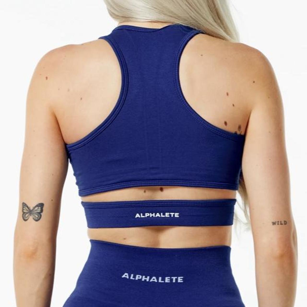 XL Alphalete Stratus Sports Bra in True Indigo. No... - Depop