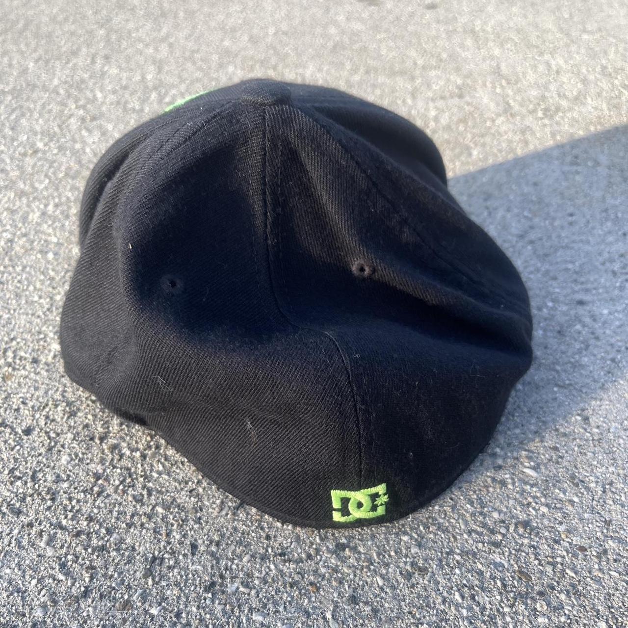 DC Skater Hat, black/green, size 6 7/8 - 7... - Depop