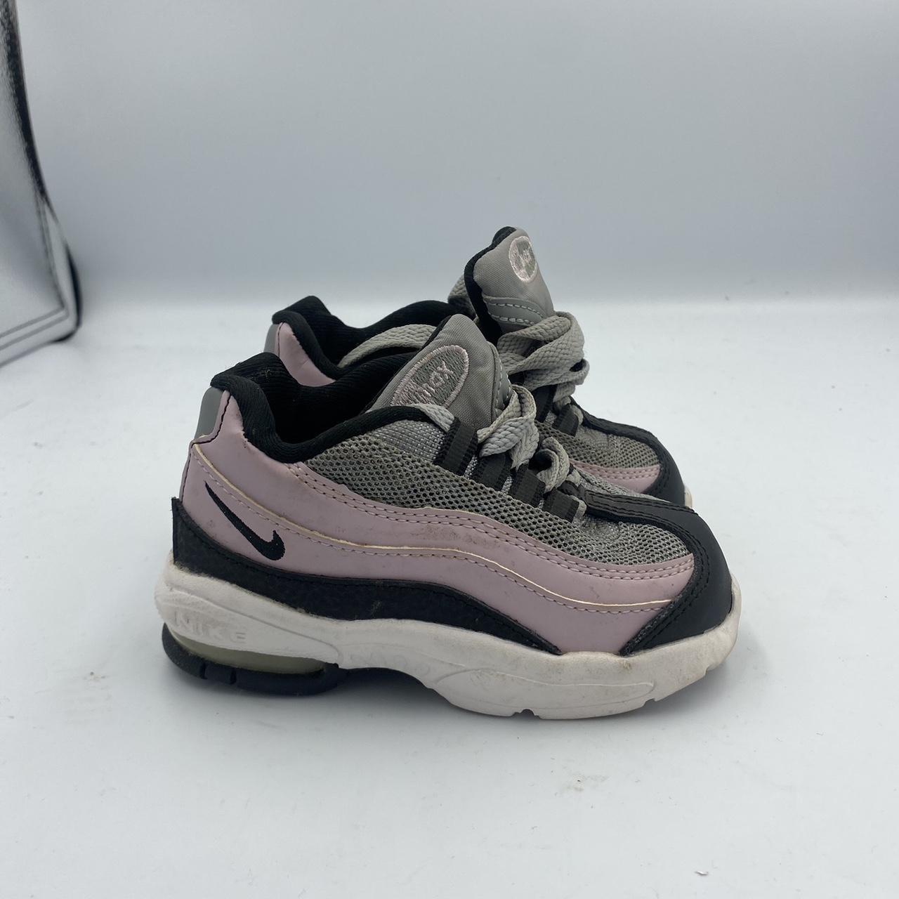 Nike Air Max 95 Pink Baby Girl Size 6C Girls /... - Depop