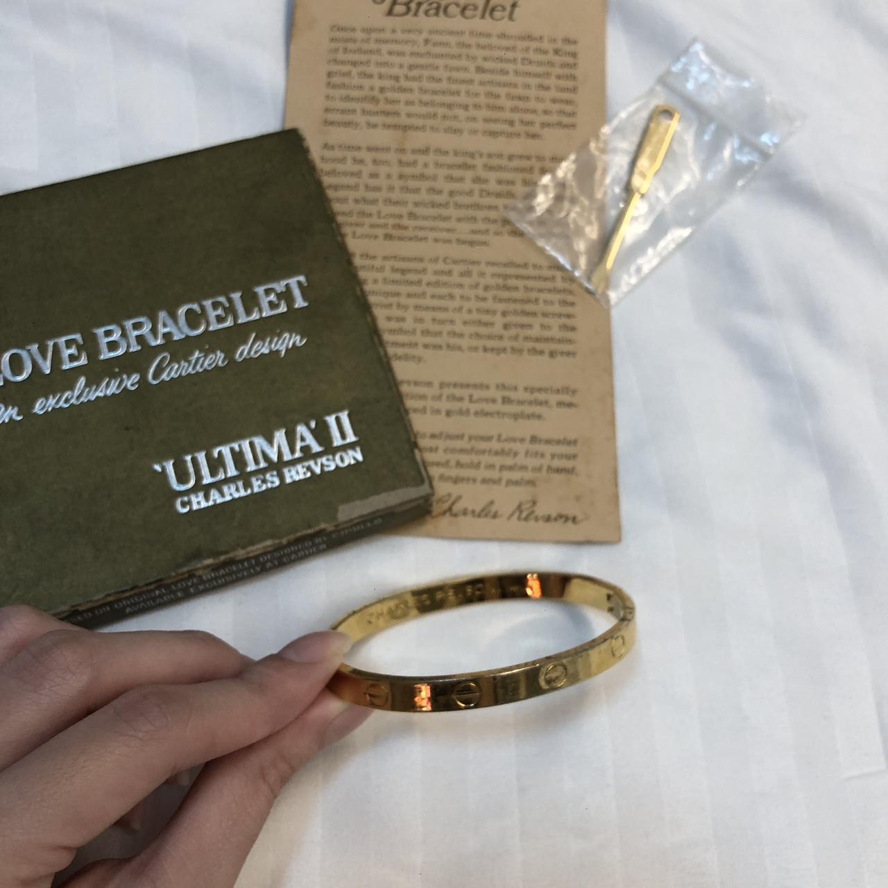 Bracelet Cartier par Charles outlet Revson Gold