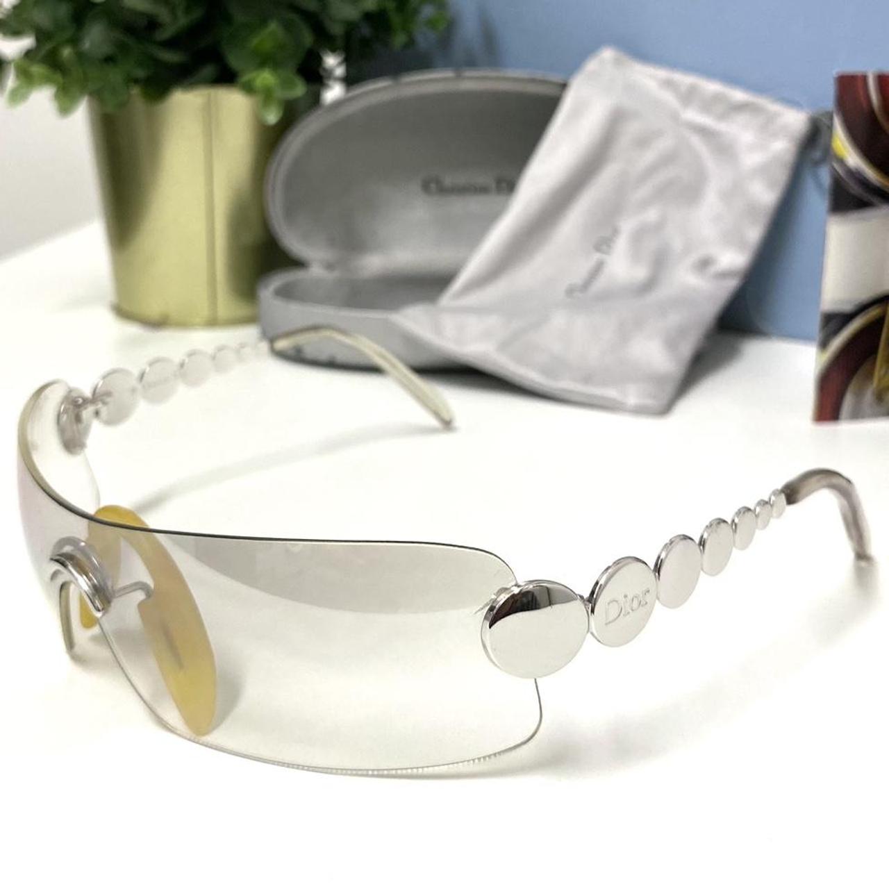 Authentic Vintage Y2K Christian Dior Rimless DIOR... - Depop