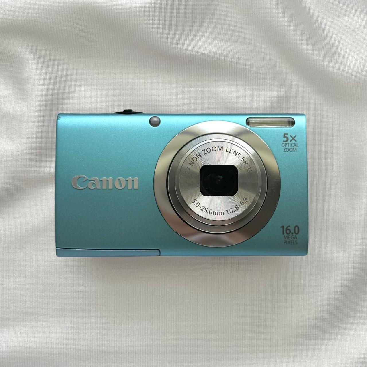 Blue Canon PowerShot A2400 IS Digital Camera... - Depop