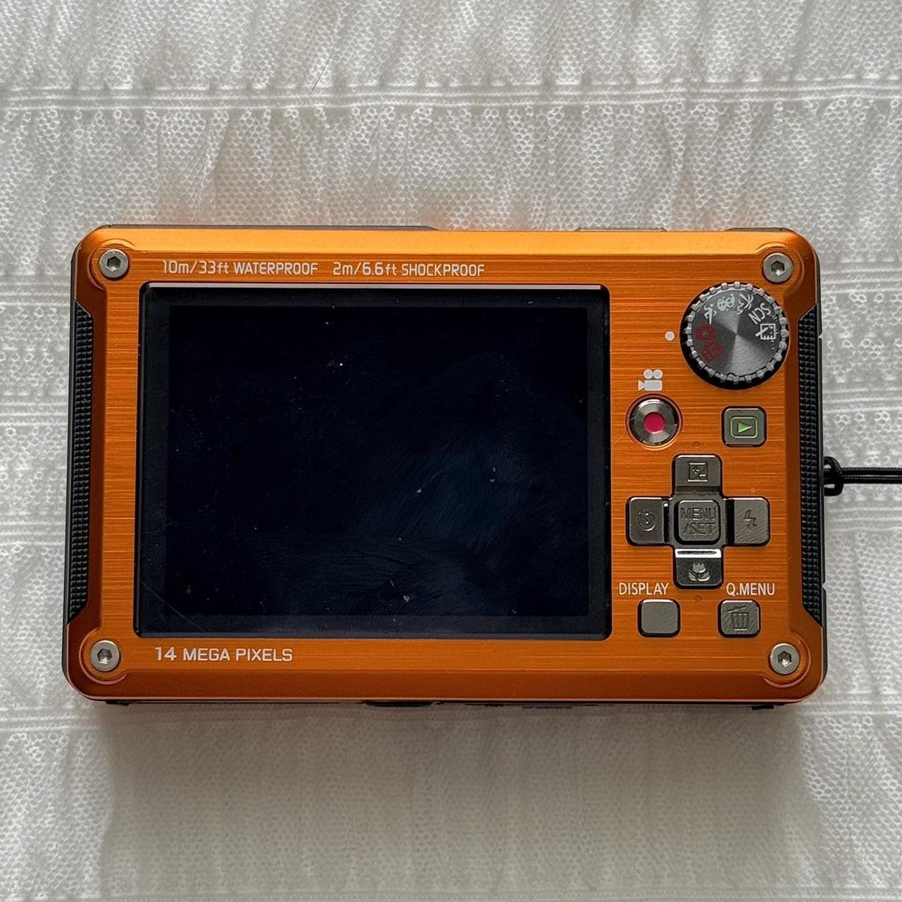 Panasonic Lumix TS2 Orange Digital Camera Bundle 💗... - Depop