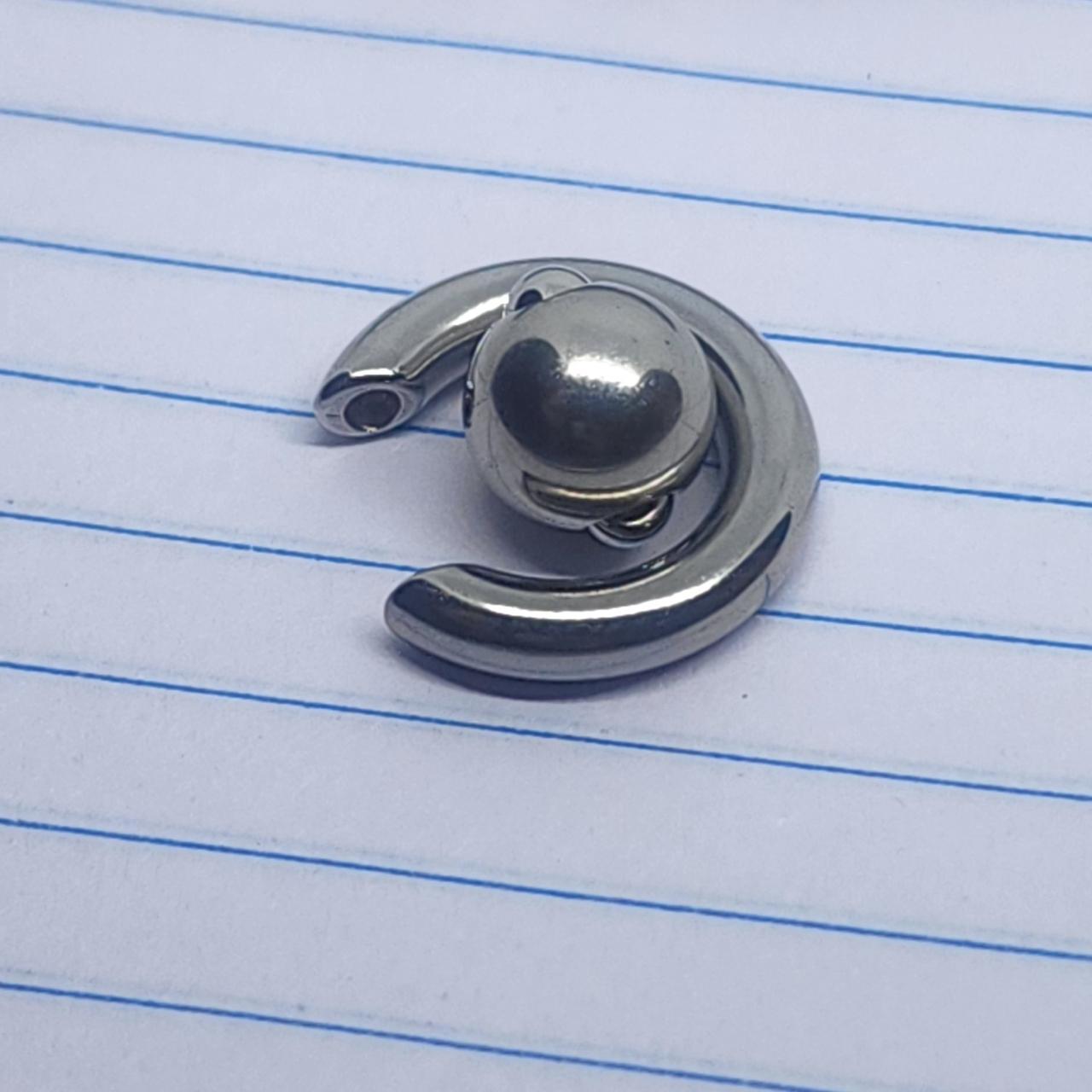 6g Stainless 1/2 Easy Captive Bead Ring BCR CBR... | Depop