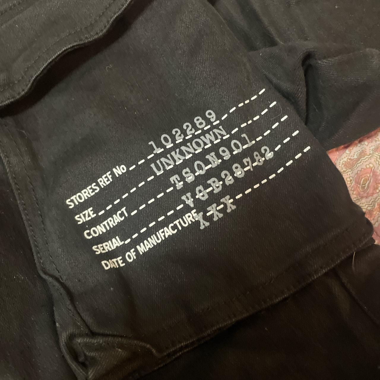 36/32 thrifted denims, brand unknown, worn a couple... - Depop