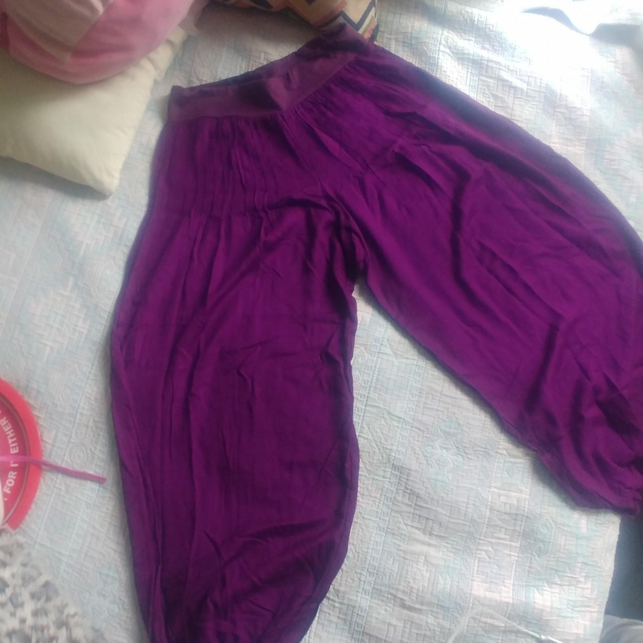 NOMADS M/L HAREEM STYLE the most gorgeous purple... | Depop