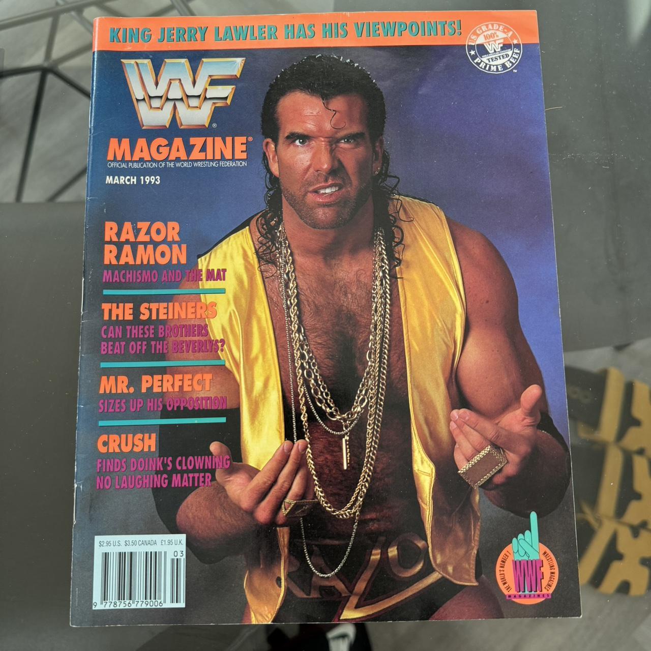 WWF Magazine Razor Ramon cover March 1993 #WWF... - Depop