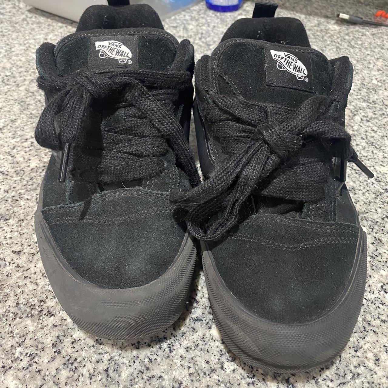 Bulky Black Vans slightly used #skating shoes #vans - Depop