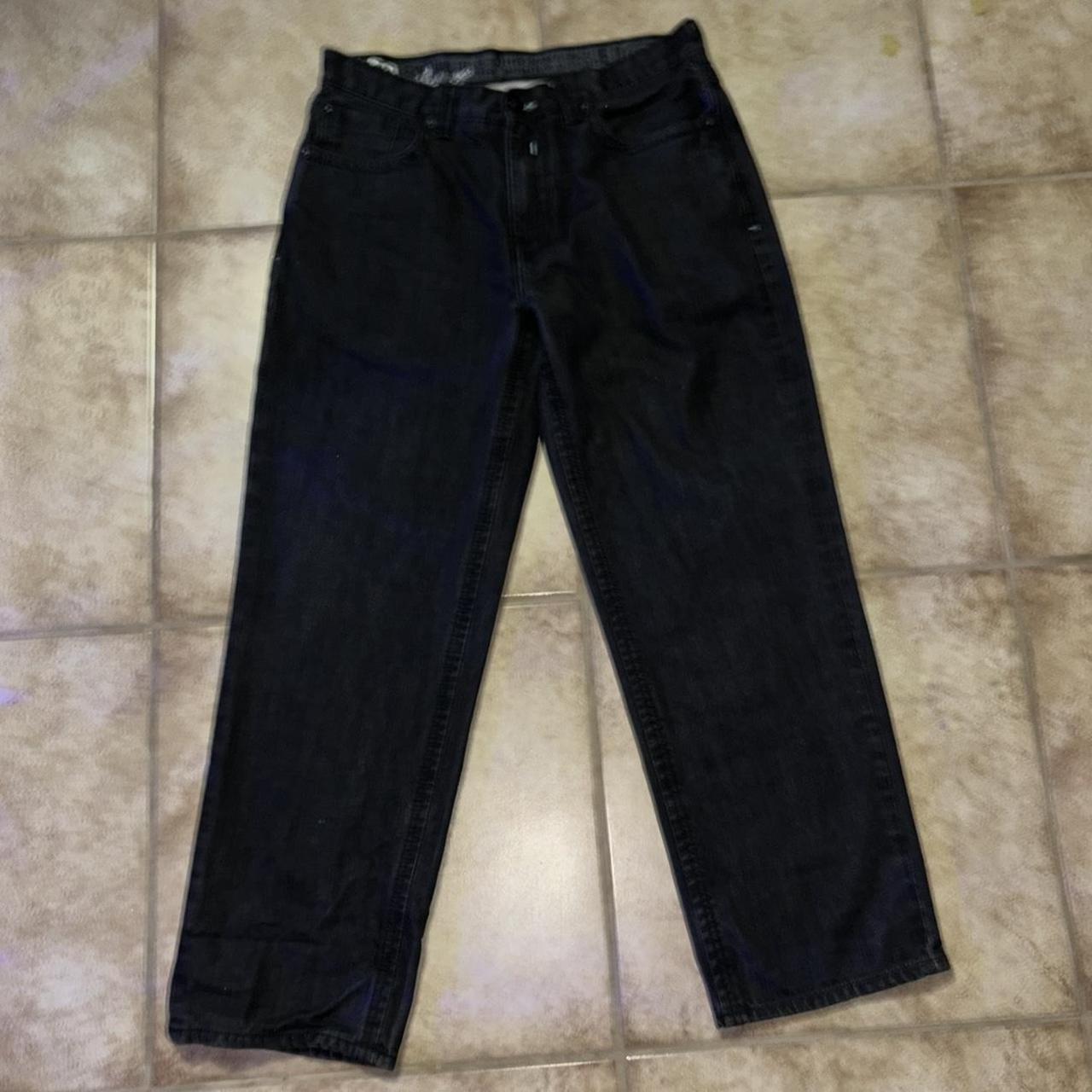 Ecko Unltd embroidered jeans droopy #embroidered... - Depop