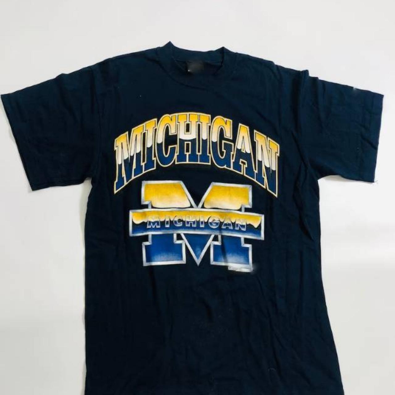 Vintage Michigan Wolverines Football Big Logo... - Depop