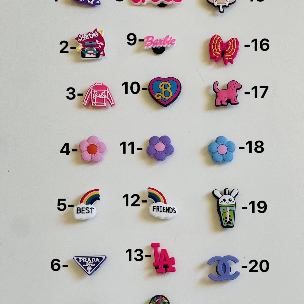 Latest on trend croc charms… Please identify by... - Depop