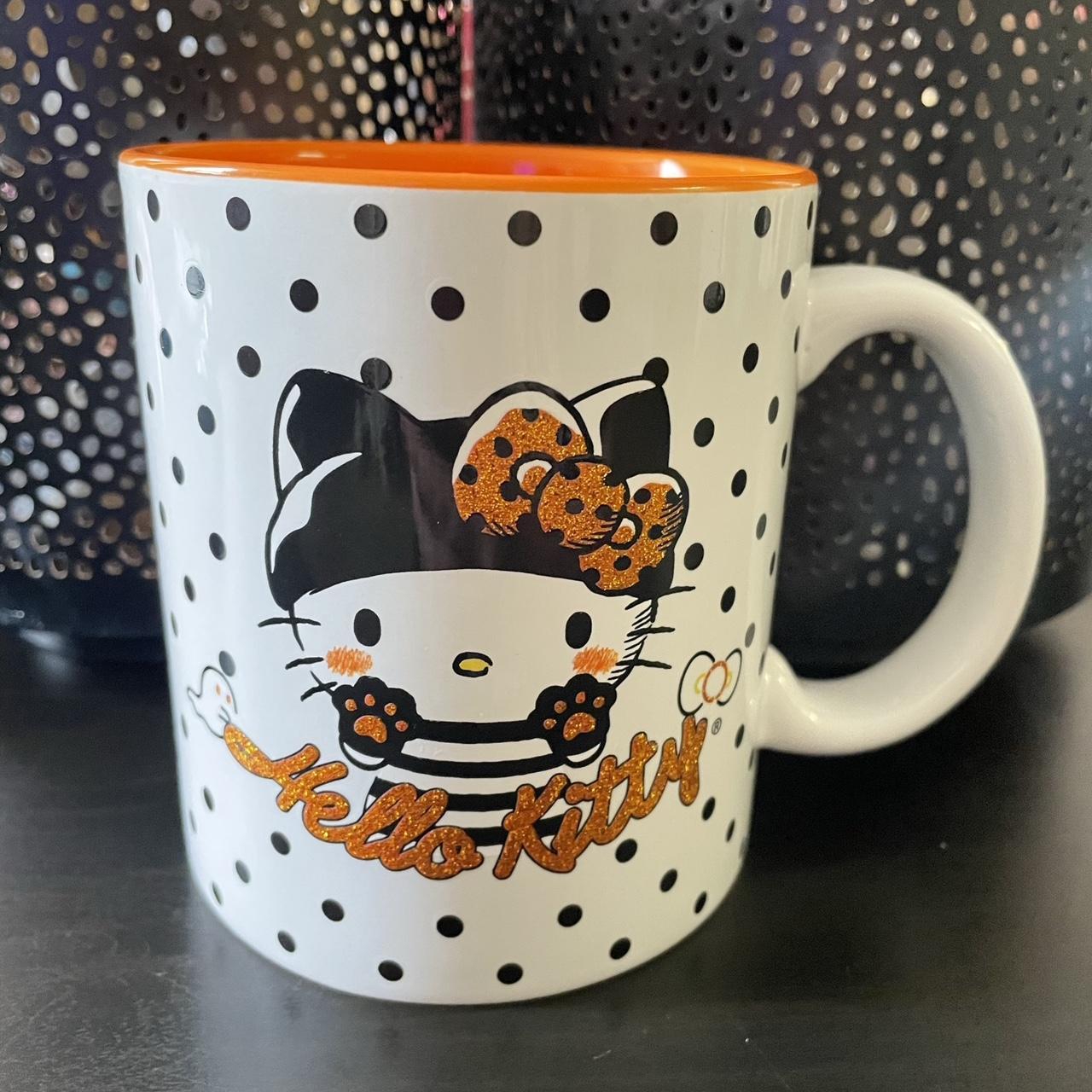 Hello Kitty polka dot Halloween mug #hellokitty... - Depop