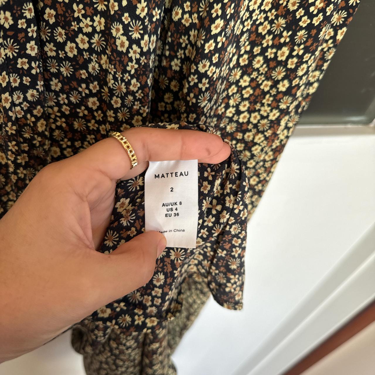 Matteau low back slip dress Size 2 100% silk - Depop