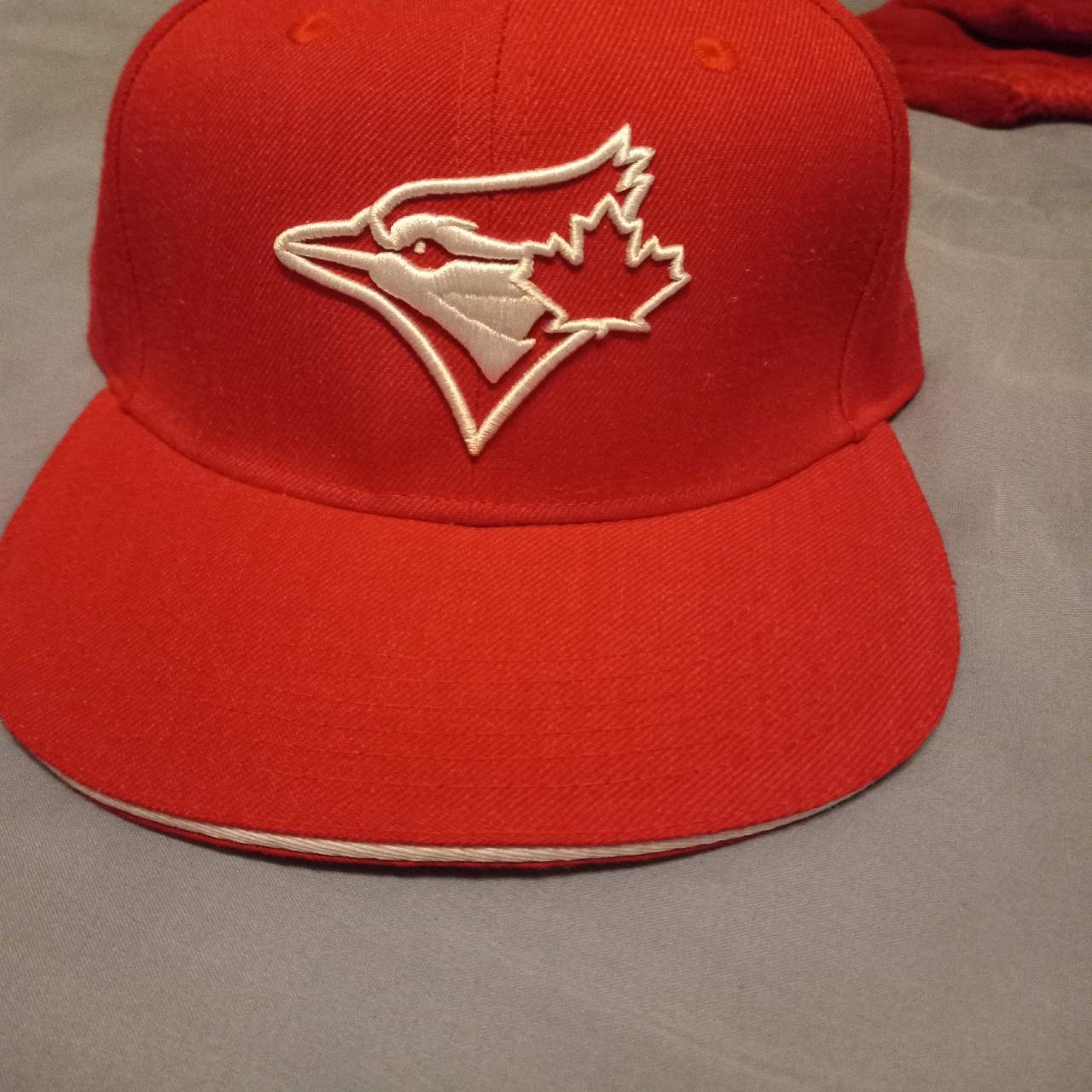 Red Toronto Blue Jays Snapback hat #BlueJays #mld... - Depop