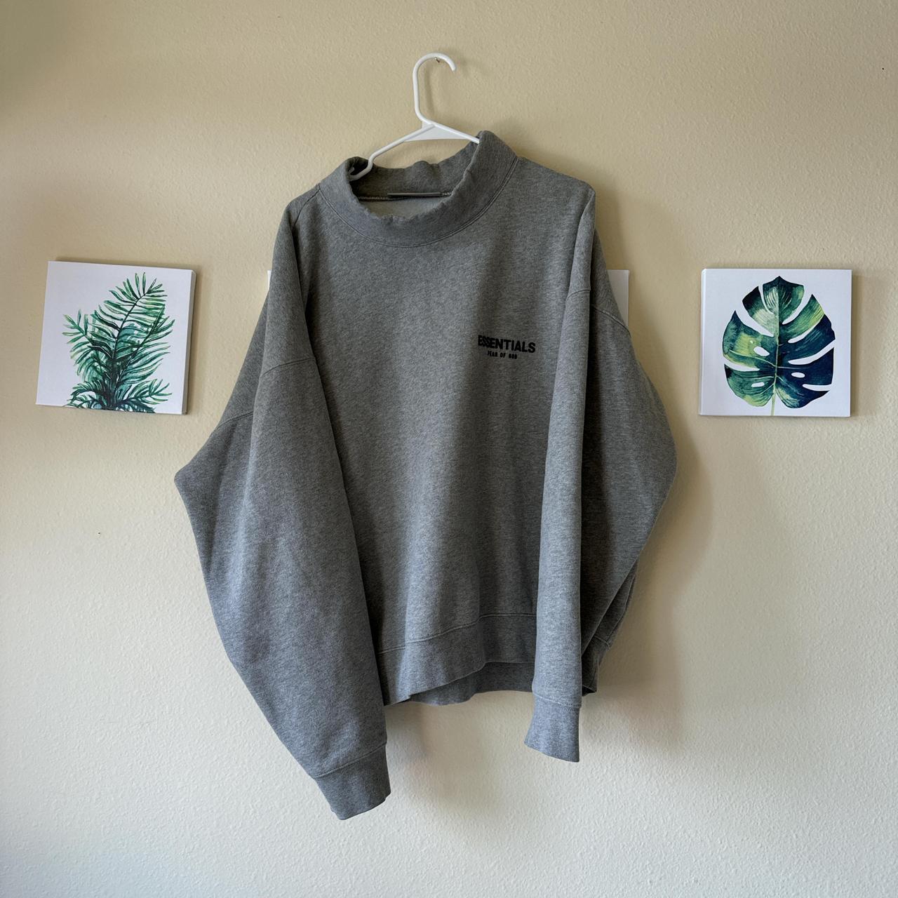 Essentials men grey Mockneck! - Depop