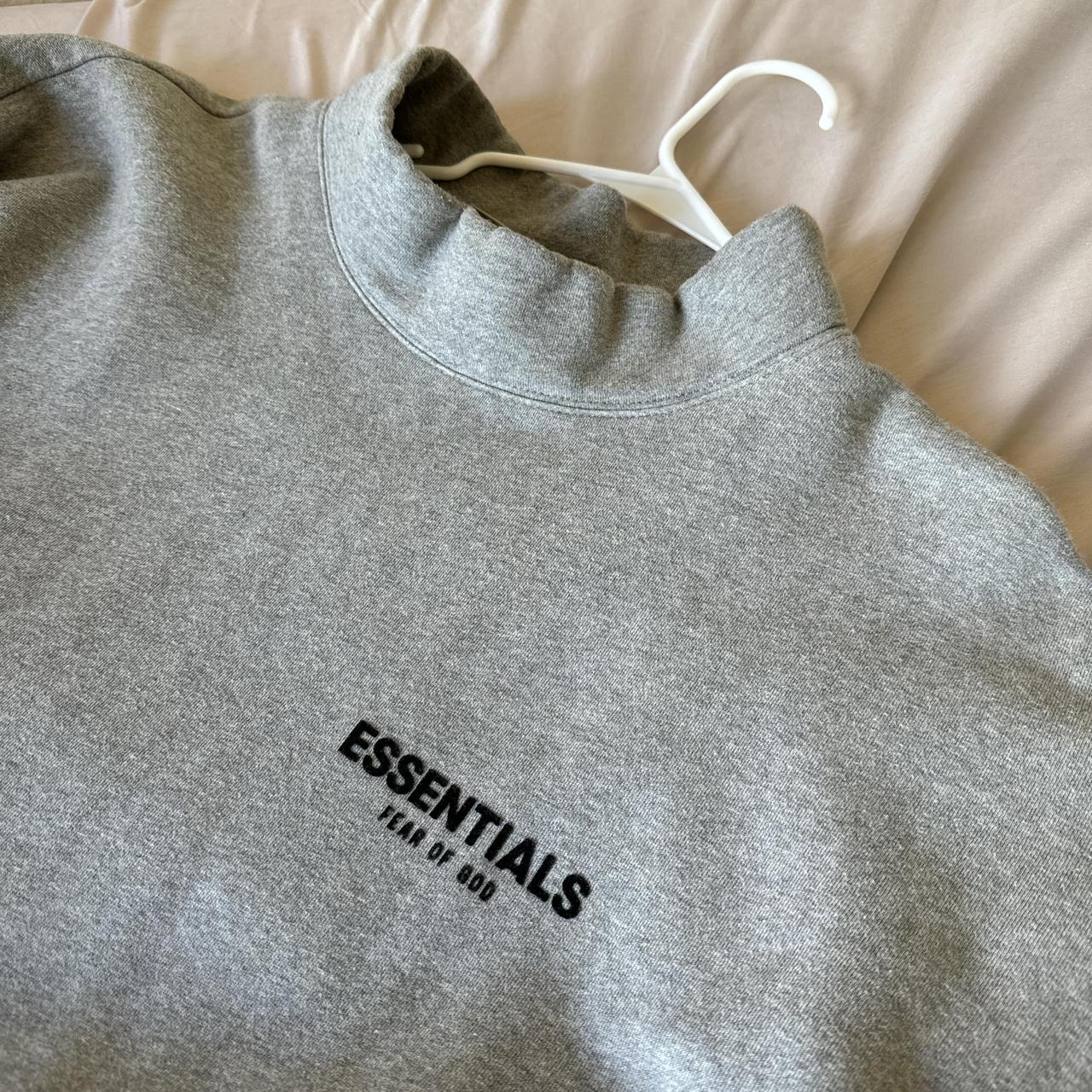 Essentials men grey Mockneck! - Depop