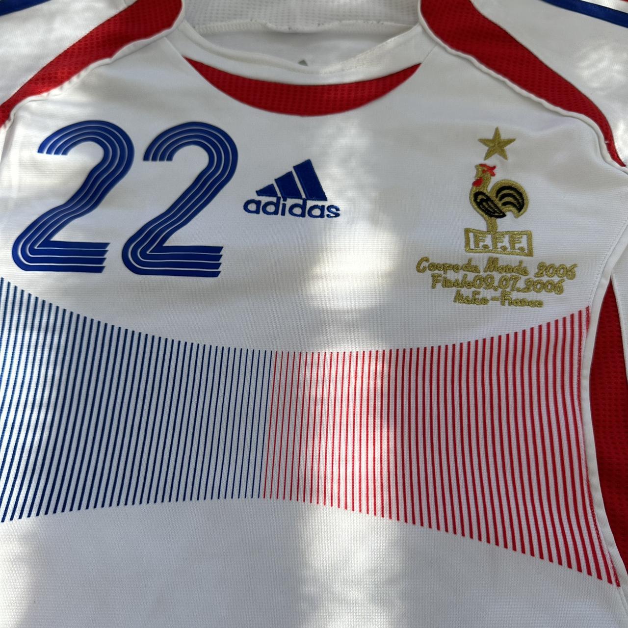 French 2006 World Cup Jersey 22 Ribery Size XL - Depop