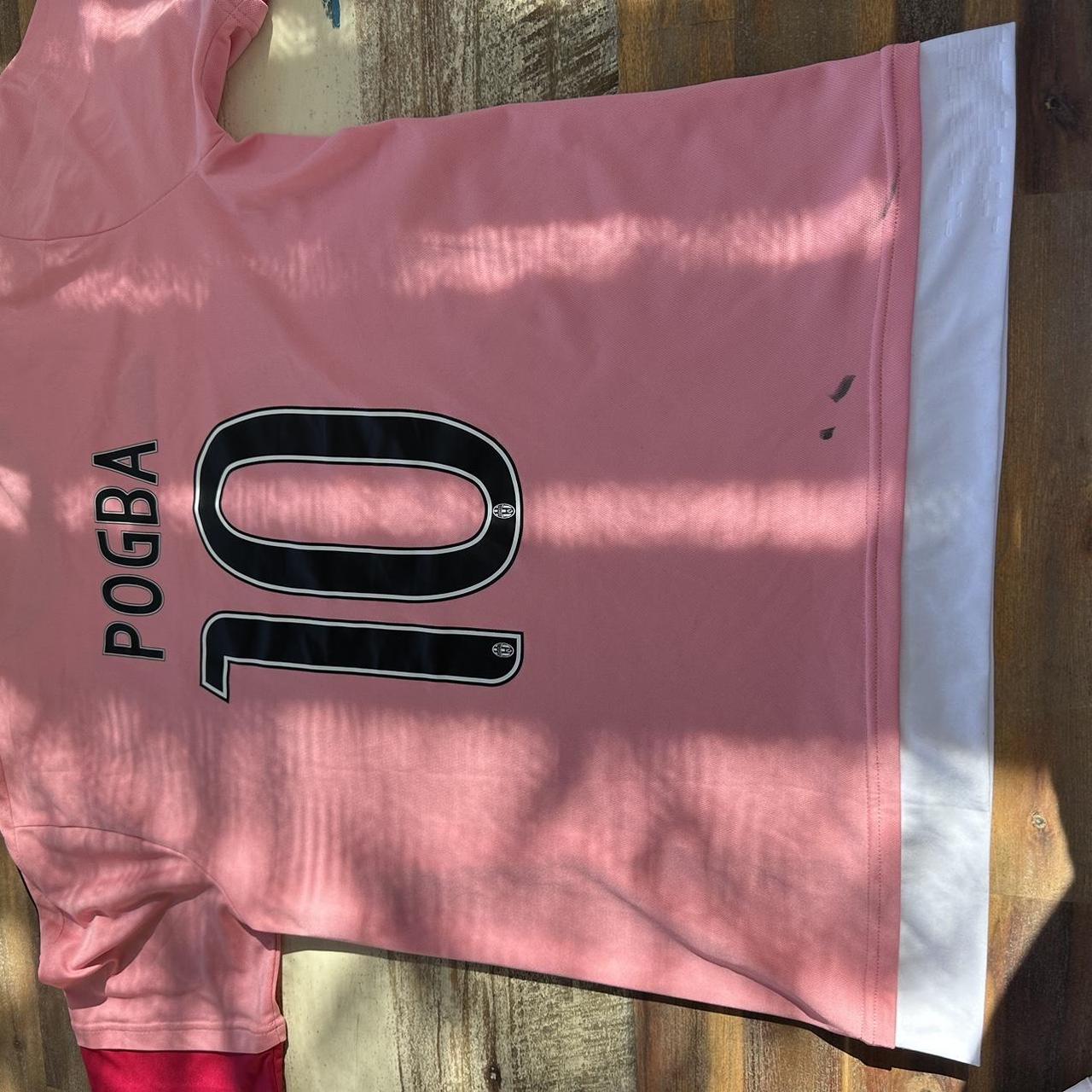 Juventus Pink Jersey 10 Pogba Size XL - Depop