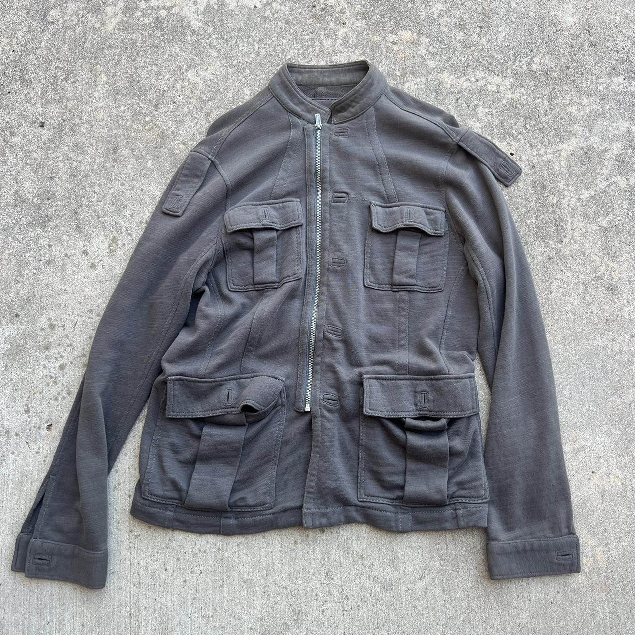 Vintage Japanese Brand Zip up UNBRANDED BOUGHT... - Depop