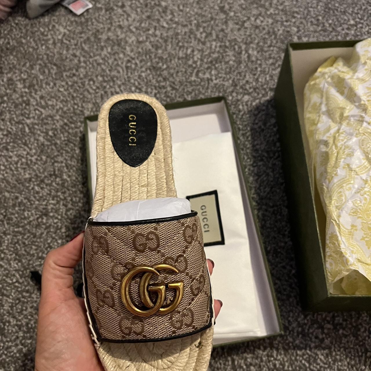 Gucci sliders size 5 Never been worn In box and... - Depop