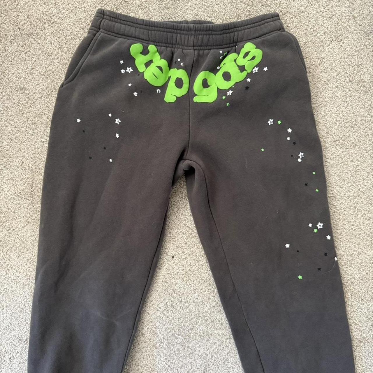 SPIDER sweatpants verified real size large but... | Depop