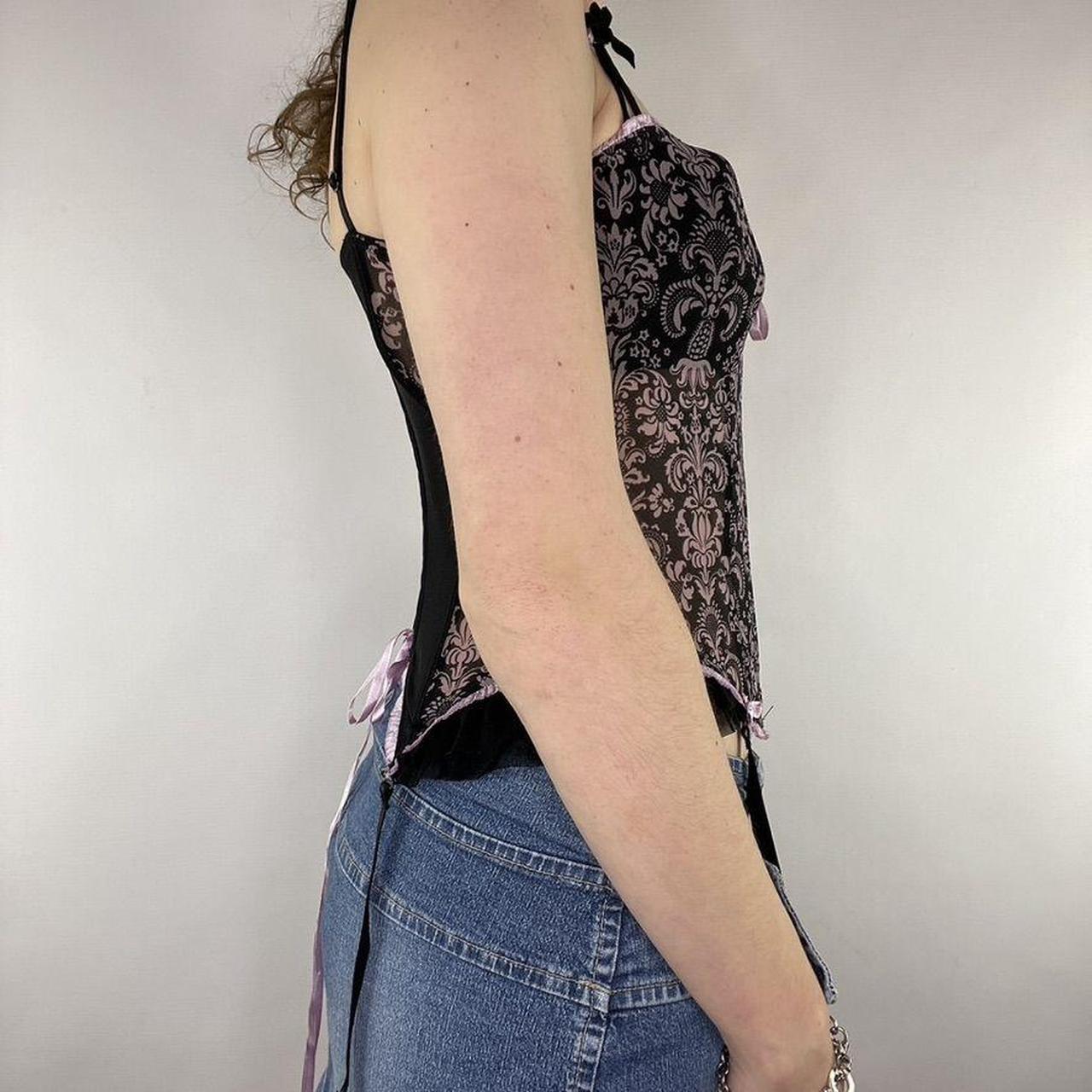 Ann Summers Womens Black Corset Depop
