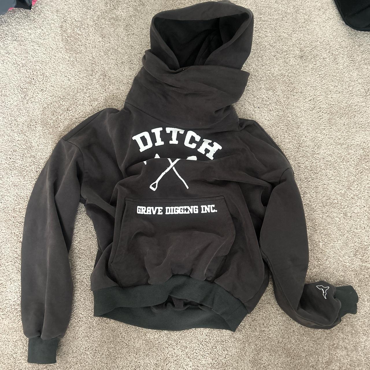 DITCH masked hoodie *price is... | Depop