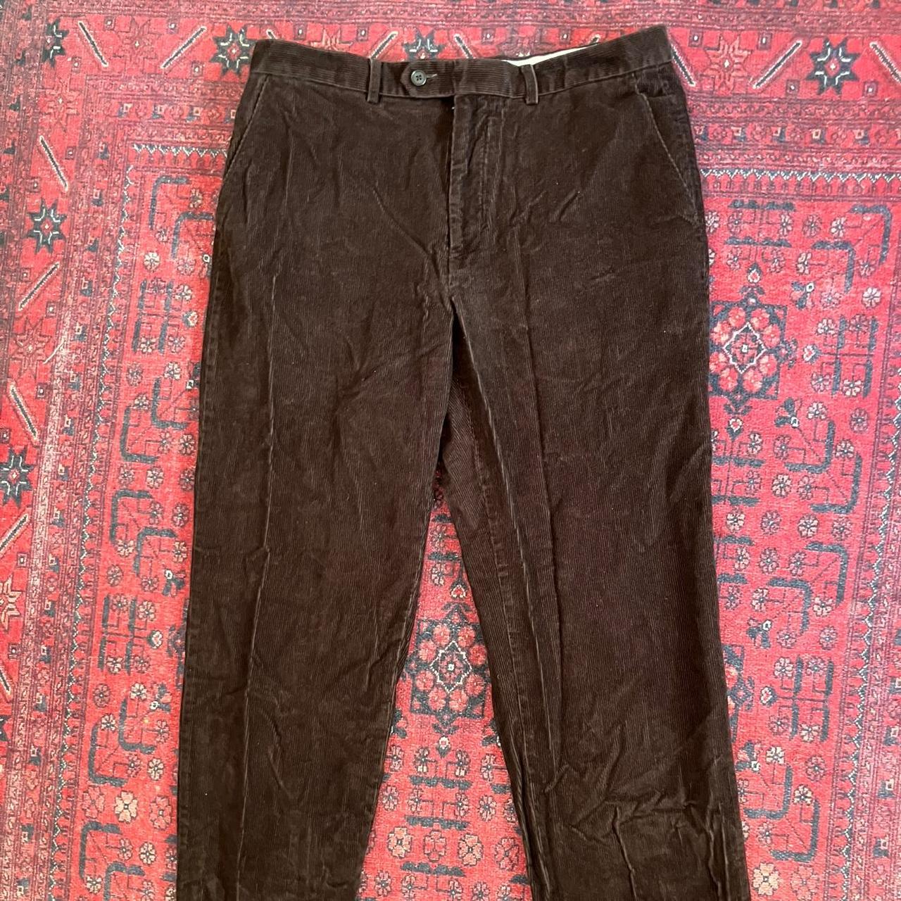 Dark Brown Ralph Lauren corduroy pants #90s #corduroy | Depop