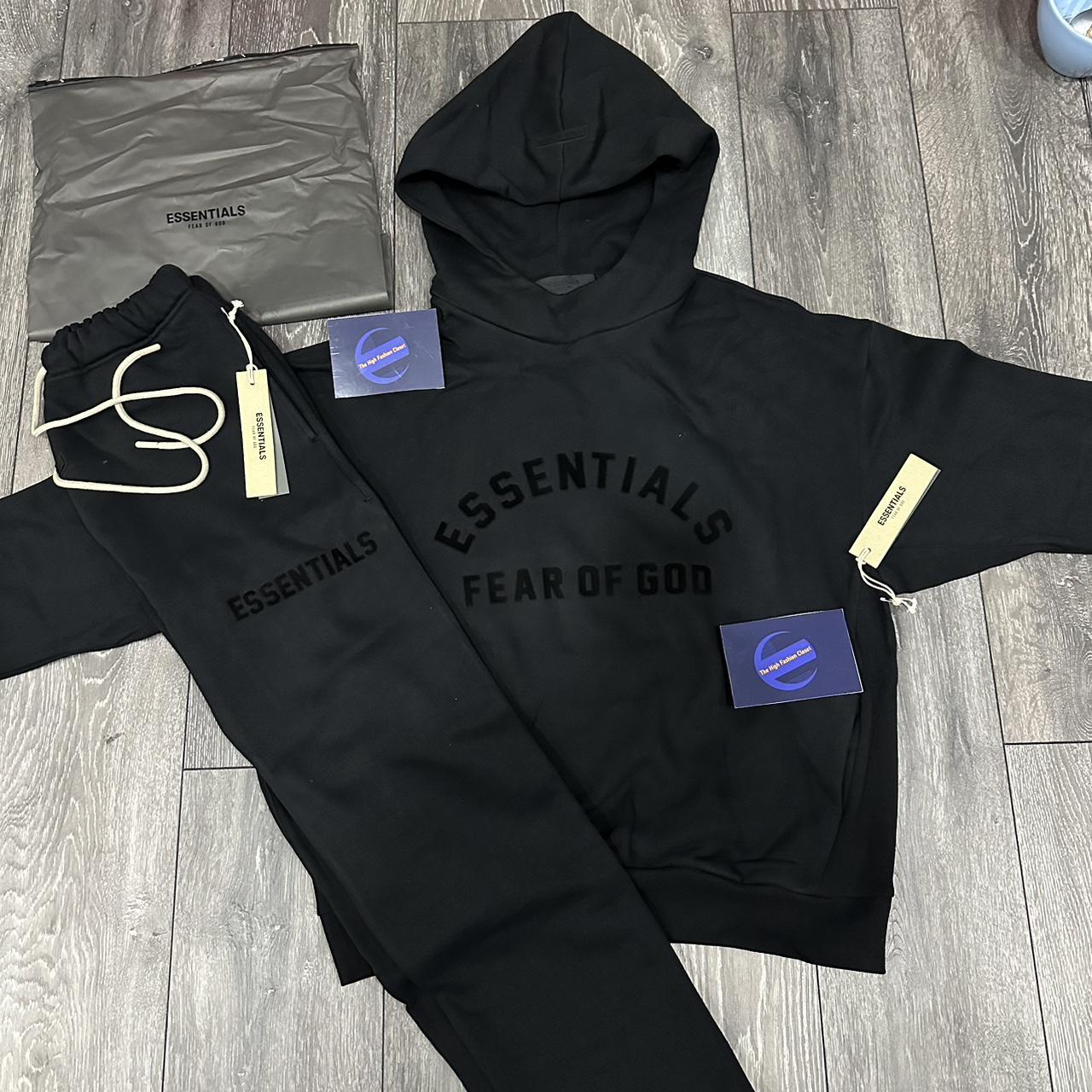 Essentials FOG Tracksuit SS23 - Black☑️⚫️ Brand New... - Depop