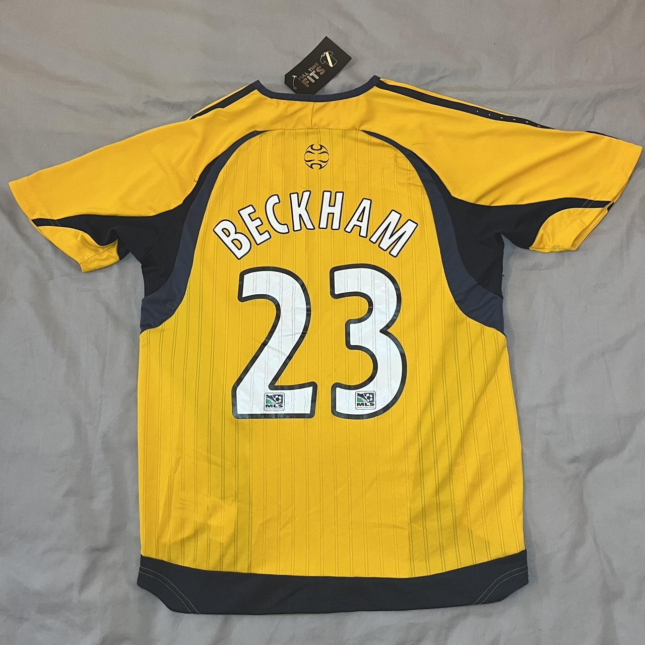 David Beckham #23 Los Angeles Galaxy Football Shirt-... - Depop