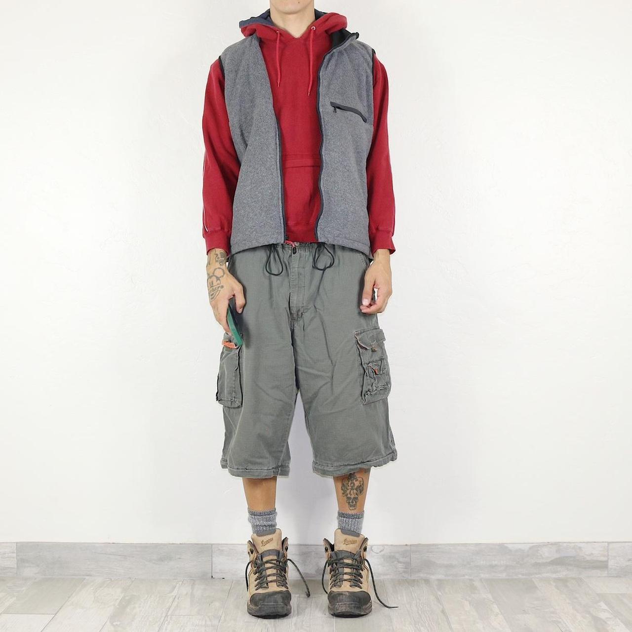 Gorpcore - 90s Eddie Bauer Fleece Vest Great... - Depop