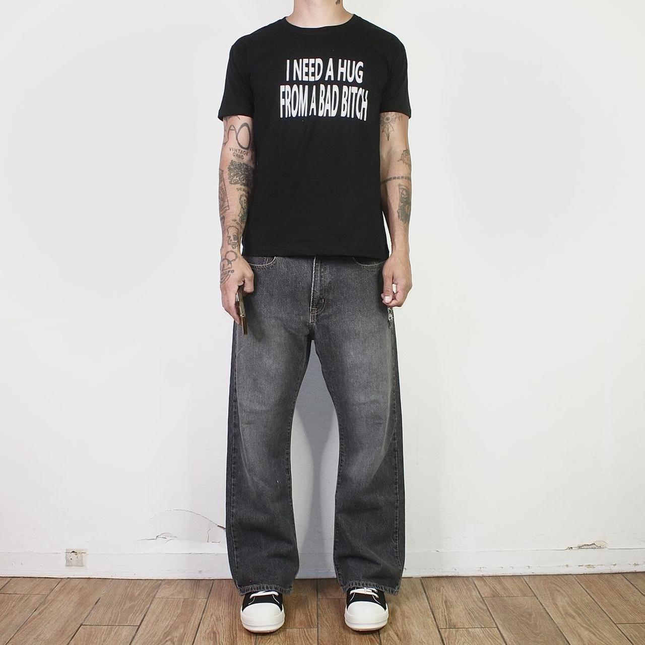 Rave “I Need a Hug From A Bad B*tch” Punk Emo Funny... | Depop