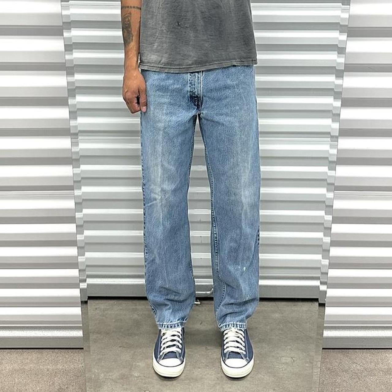 Vintage 90s Levi’s 550 Relaxed Fit Denim Jeans •has... | Depop