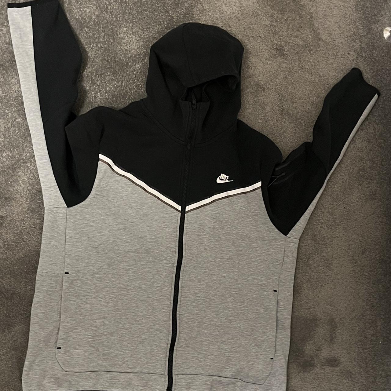 Men’s XL grey/black old season Nike tech fleece... | Depop
