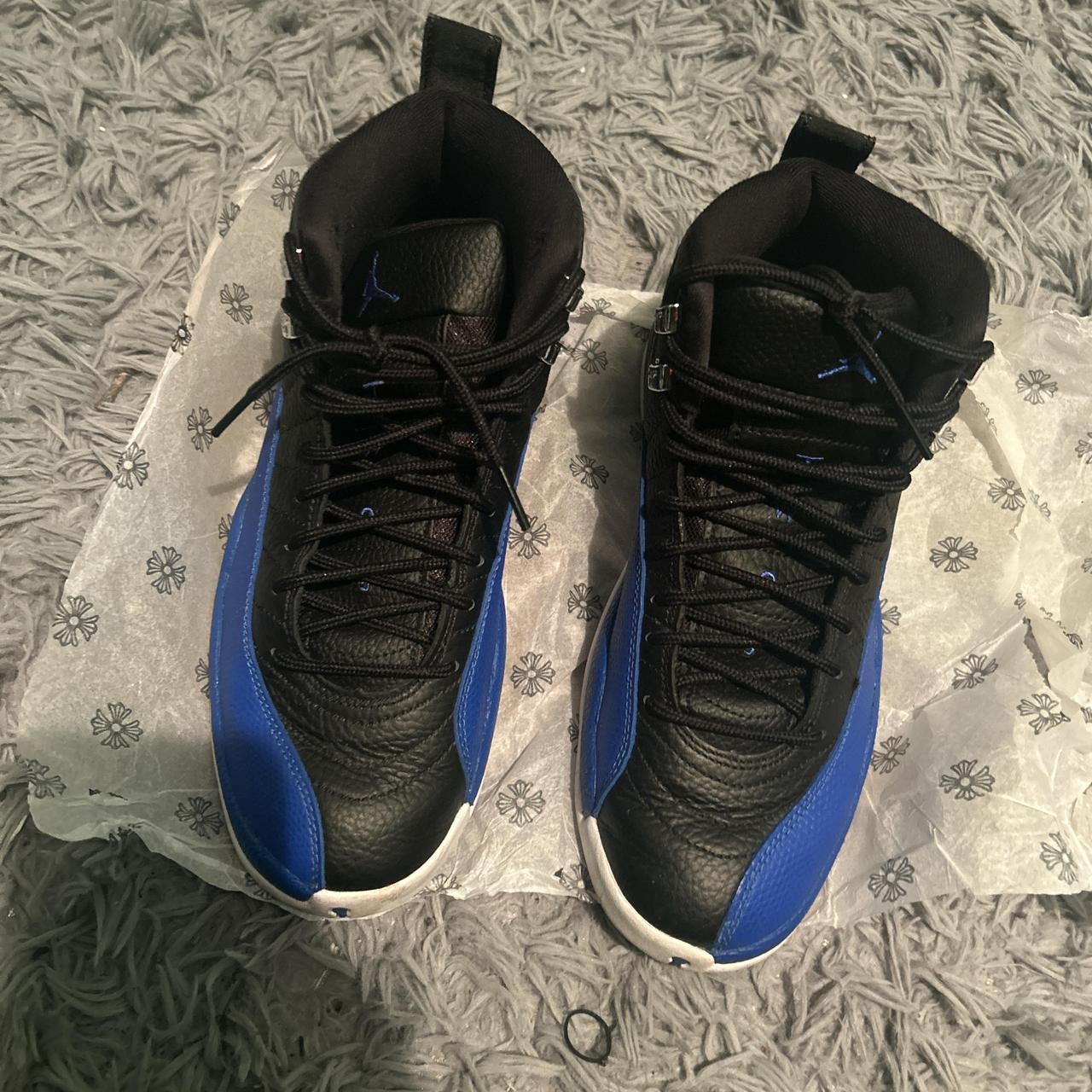 Jordan 12 Retro hyper Royal - Depop