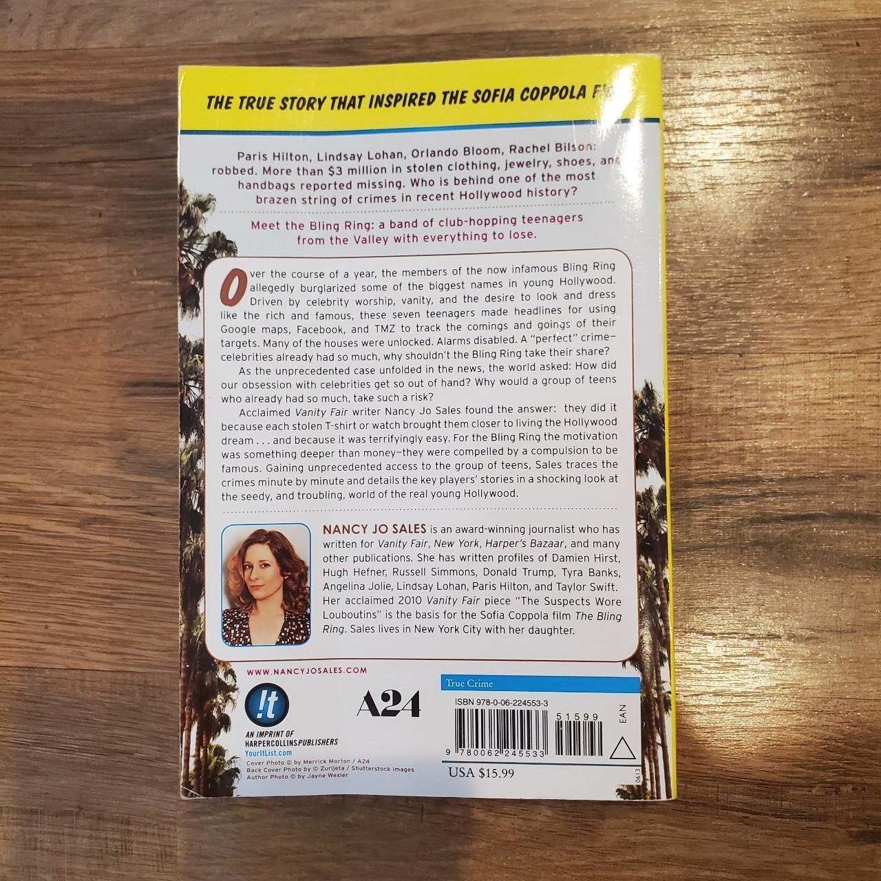 The Bling Ring Book Diagonal crease across... | Depop