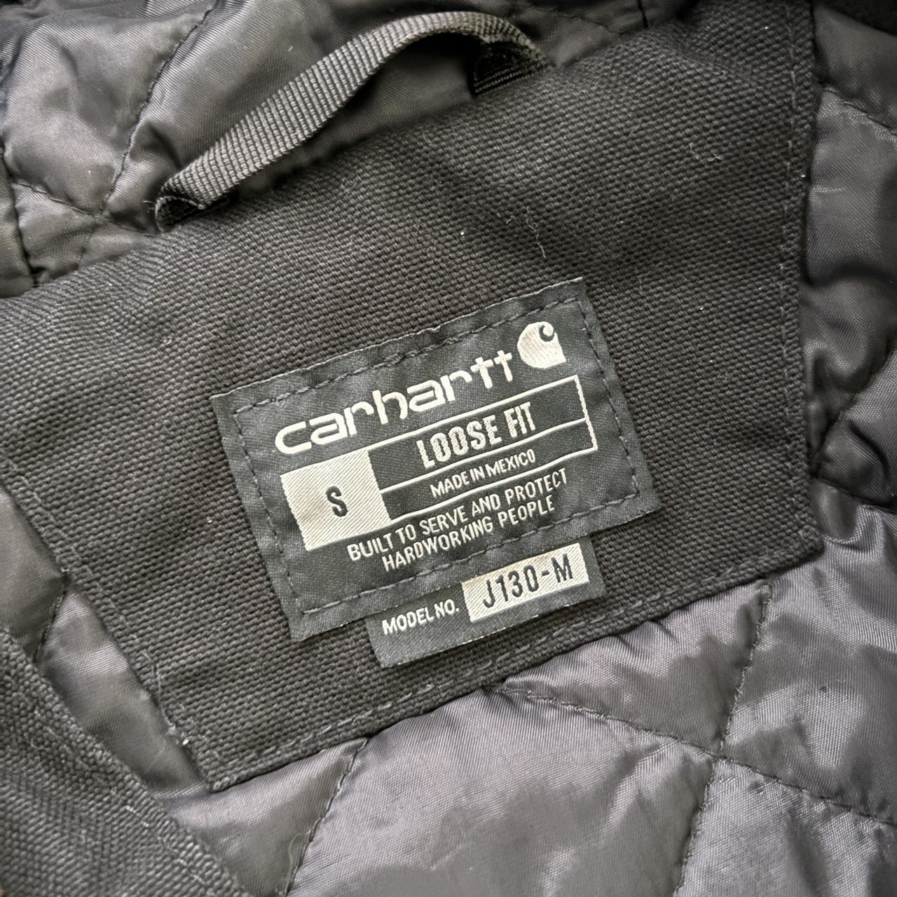 Carhartt J130-M Jacket S "loose fit"/ 5'8"/ runs... - Depop