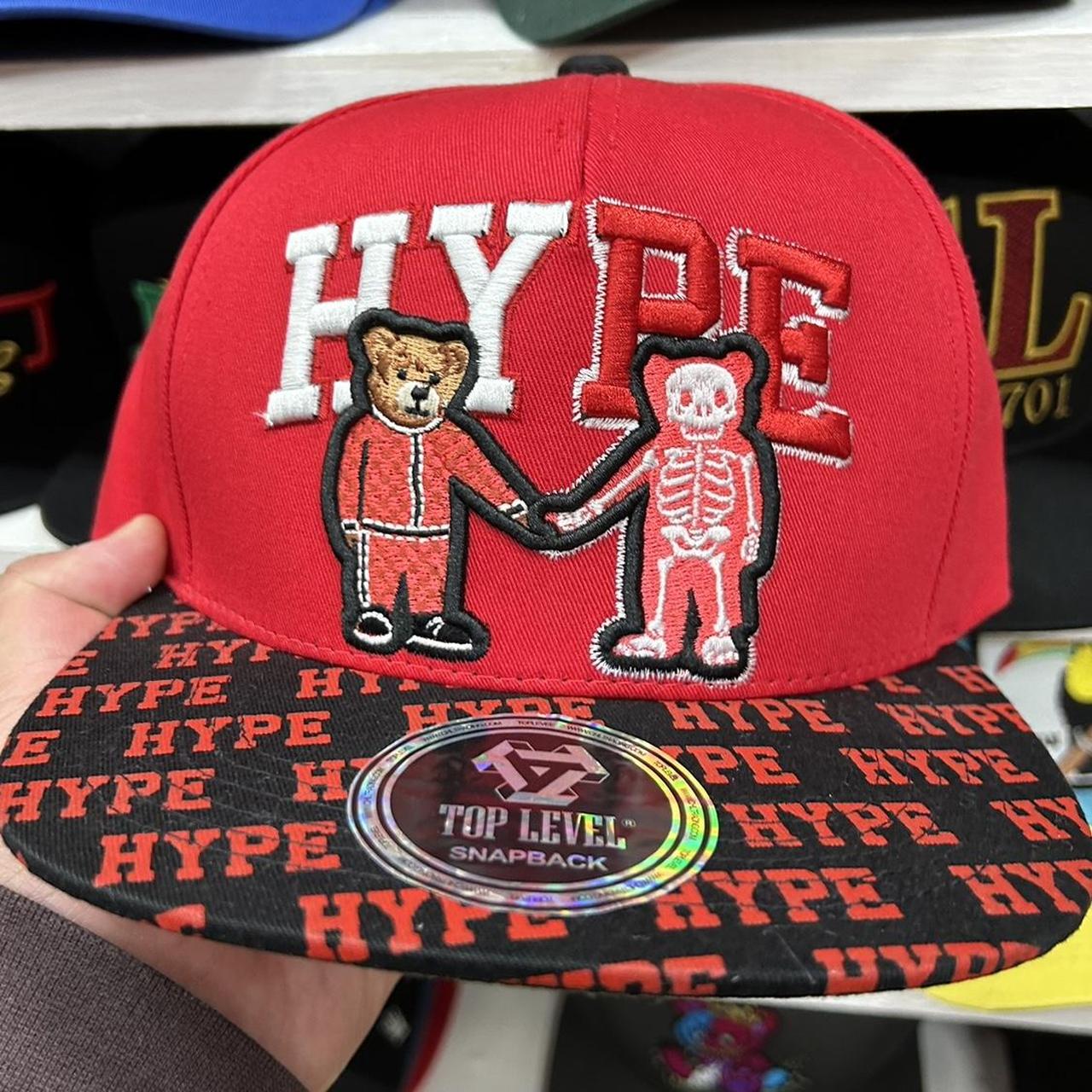 Hype Bear Red Adjustable SnapBack #streetwear... - Depop