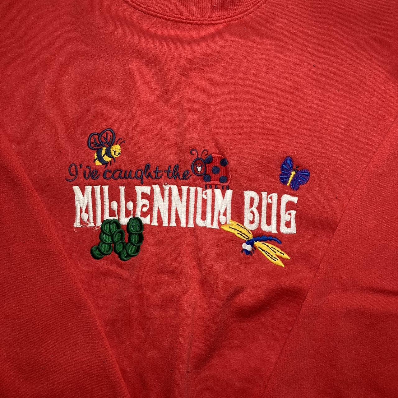 I’ve Caught The Millennium Bug Vintage Sweater... - Depop